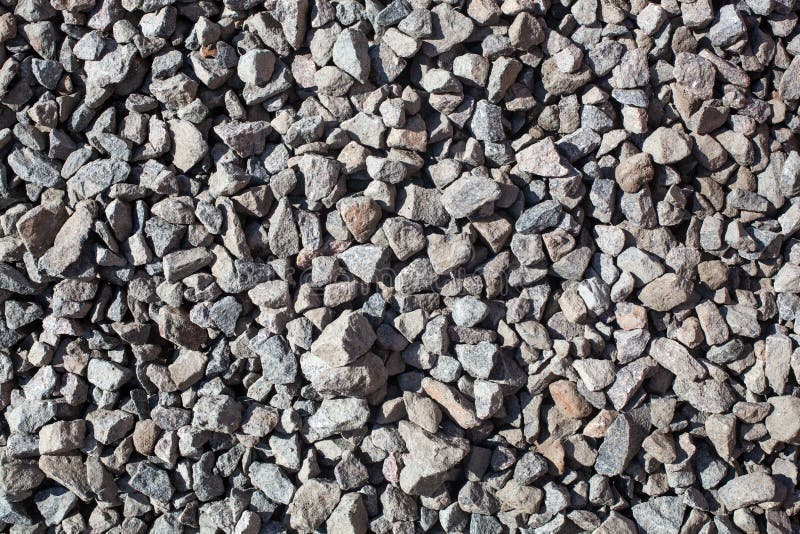 A Bulk of Gravel Rock Which is Preparation for Construction Working ...
