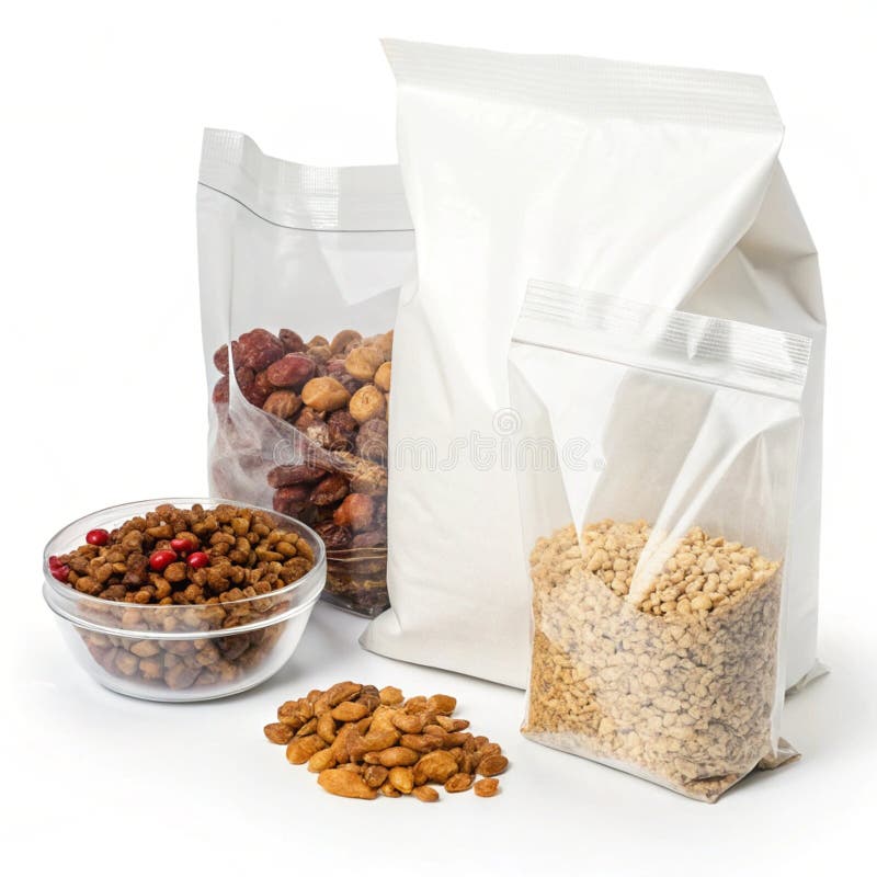 Bulk Packaging Isolated on White Stock Illustration - Illustration of ...