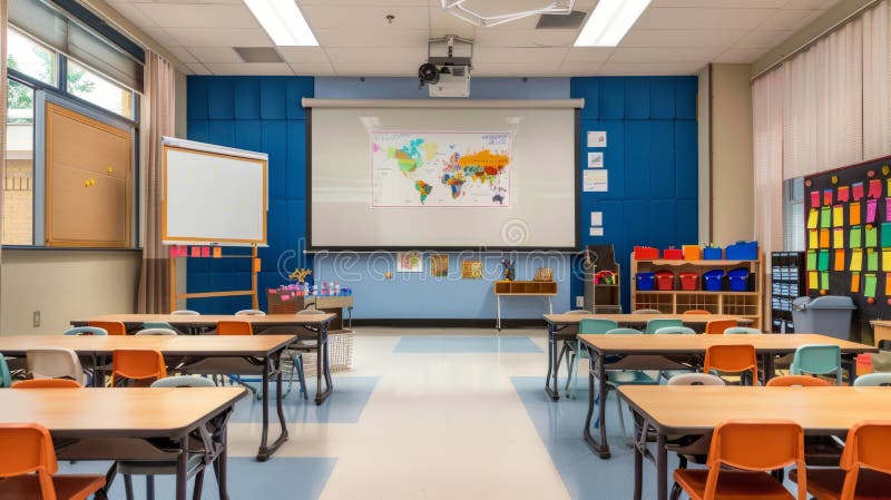 Bulk Presentation Boards for Schoolwide Use Stock Illustration ...