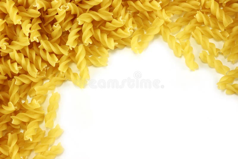 Bulk Spiral Pasta. Blank Space for Text Stock Photo - Image of italian ...