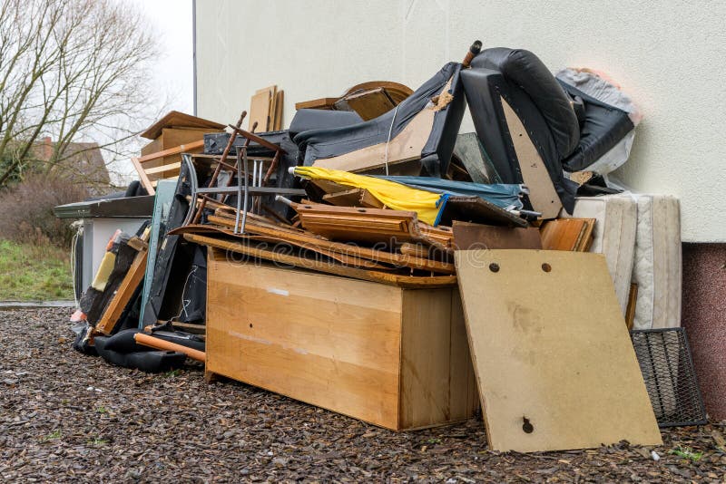 Bulky garbage heap stock image. Image of heap, waste - 238179837