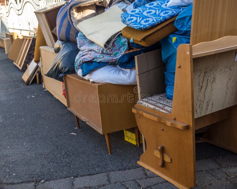 Bulky waste collection stock photo. Image of household - 194899950
