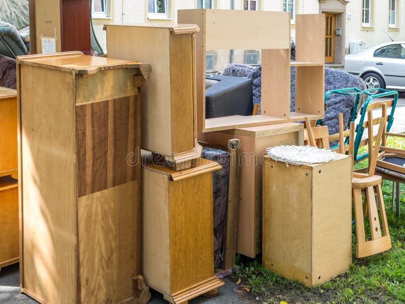 Bulky waste disposal stock photo. Image of recycling - 193717570