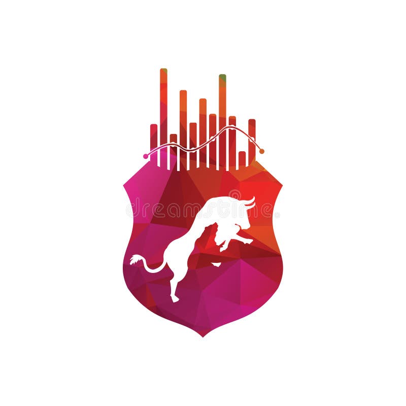 Bull and Bear Chart Logo Design. Bull and Bear Chart Vector Logo Design ...