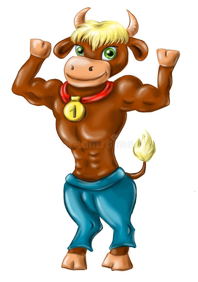 Bodybuilding Bull Stock Illustrations – 206 Bodybuilding Bull Stock ...