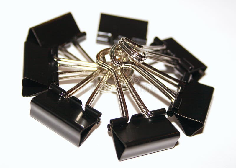 Bull clips in a wheel stock photo. Image of black, accessories - 1380882