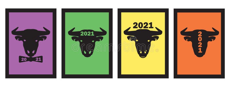 Colored Raging Bull stock illustration. Illustration of wildlife - 7951974