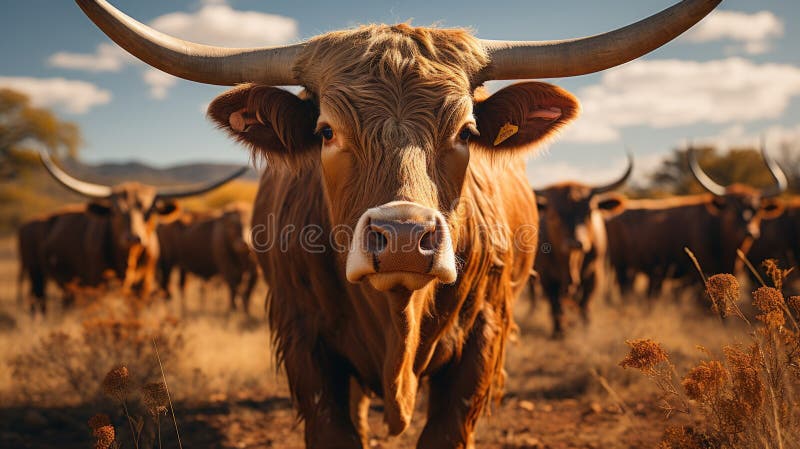 Bull cow beef stock illustration. Illustration of label - 296380320