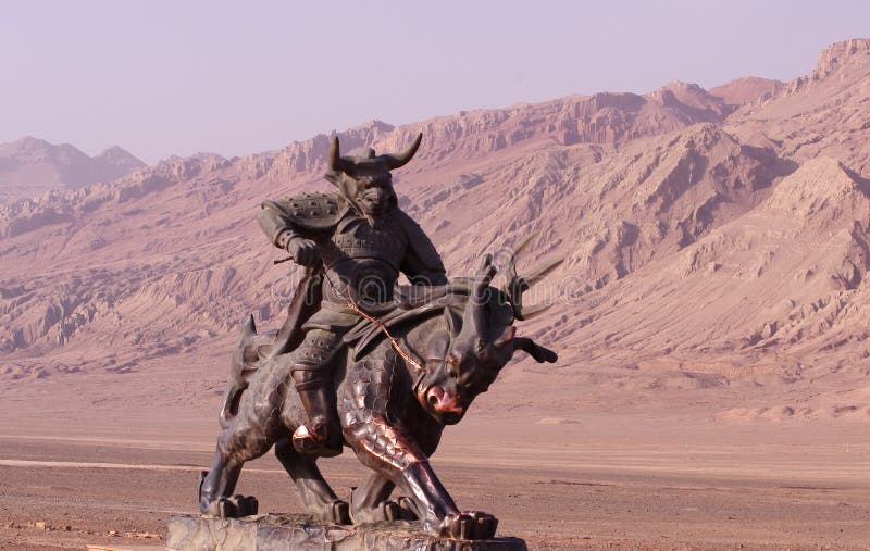 Bull Demon king statue stock image. Image of front, flaming - 37707031