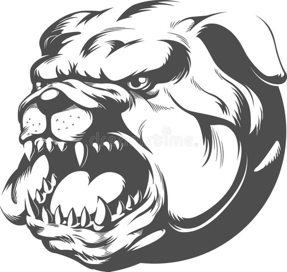 Angry Bulldog Vector Stock Illustrations – 2,236 Angry Bulldog Vector ...