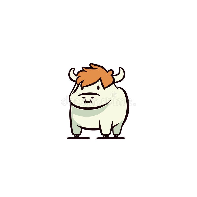 Bull Hand-drawn Illustration. Bull. Vector Doodle Style Cartoon ...