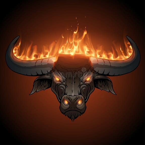 Bull Flame Tattoo Stock Illustrations – 103 Bull Flame Tattoo Stock ...