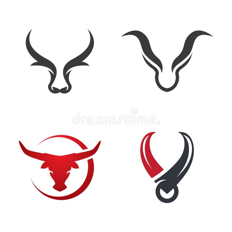 Bull head logo images stock vector. Illustration of bull - 209459298