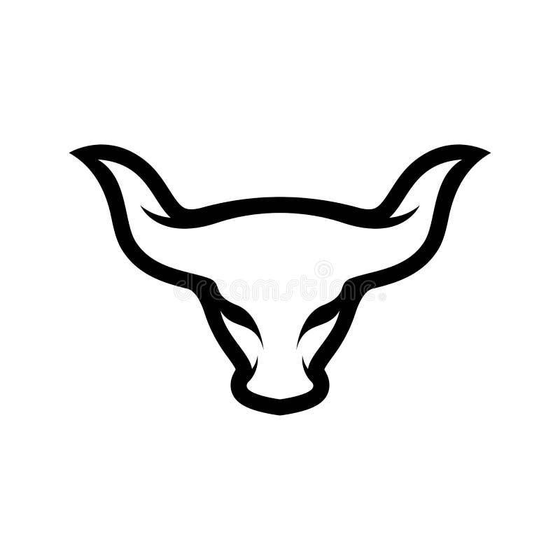 Bull head logo images stock vector. Illustration of sign - 247235428
