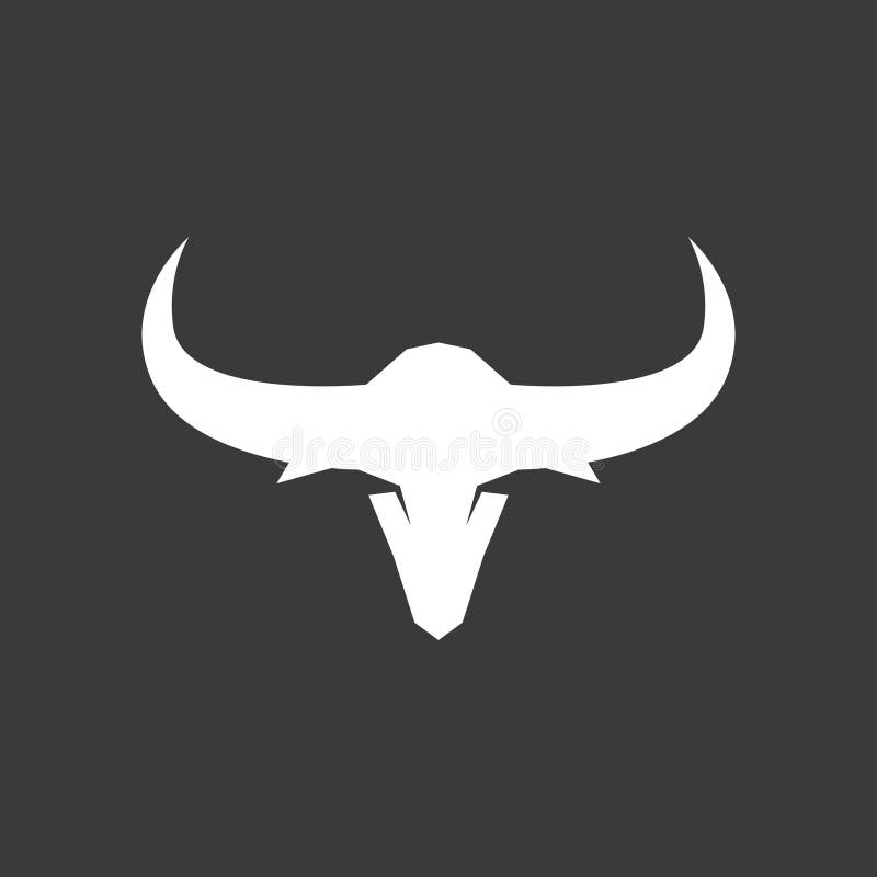 Bull Horn Logo Vector Template Stock Vector - Illustration of brand ...