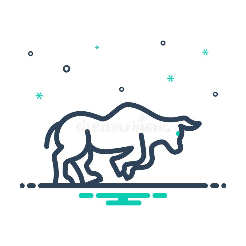 Mix Icon for Bull, Bison and Animal Stock Vector - Illustration of bull ...
