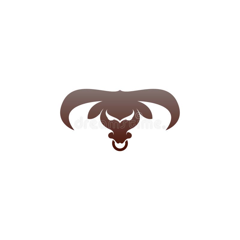 Bull Icon Logo, Buffalo Head Icon Logo Vector Stock Vector ...