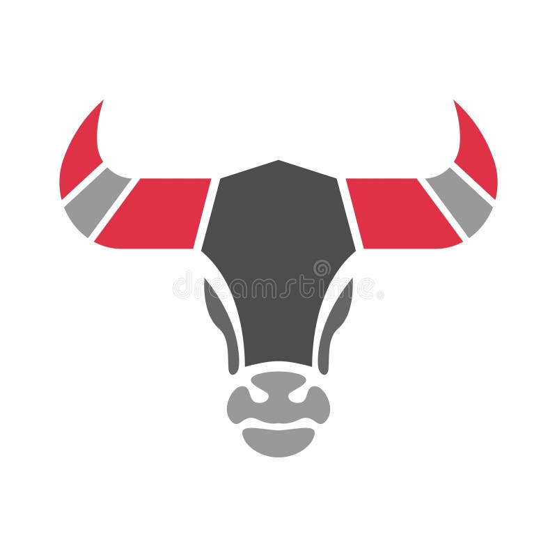 Bull icon logo design stock vector. Illustration of angry - 317405973