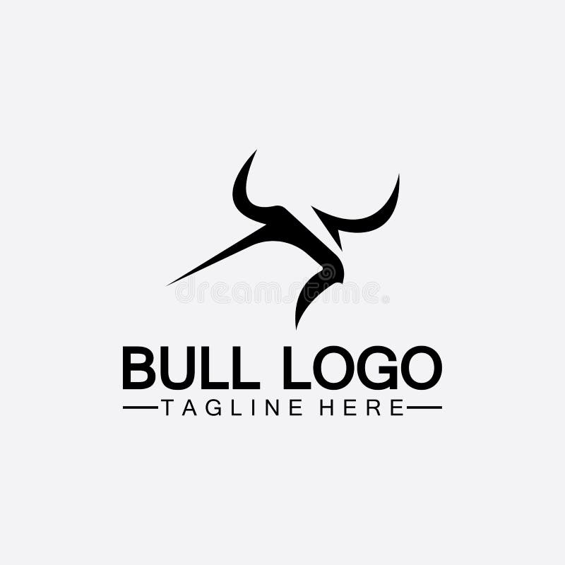 Bull Logo and Symbols Vector Template Icons App Stock Vector ...