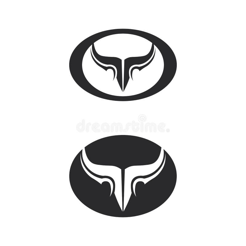 Bull Logo and Symbols Vector Template Icons App Stock Illustration ...