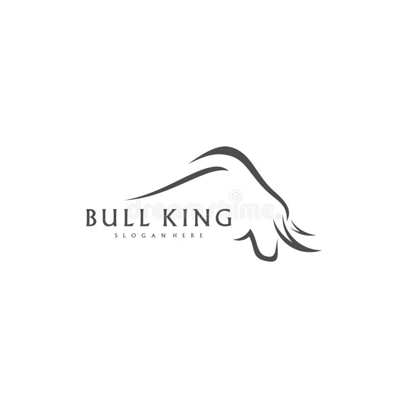 Bull Logo Vector Illustration Design, Creative and Simple Design, Can ...