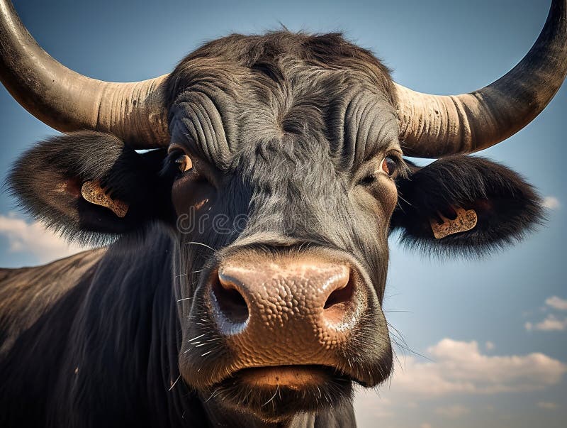 Bull Made with Generative AI Illustration Stock Illustration ...