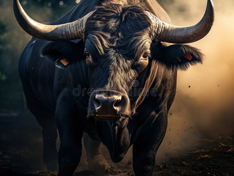 Bull Made with Generative AI Illustration Stock Illustration ...