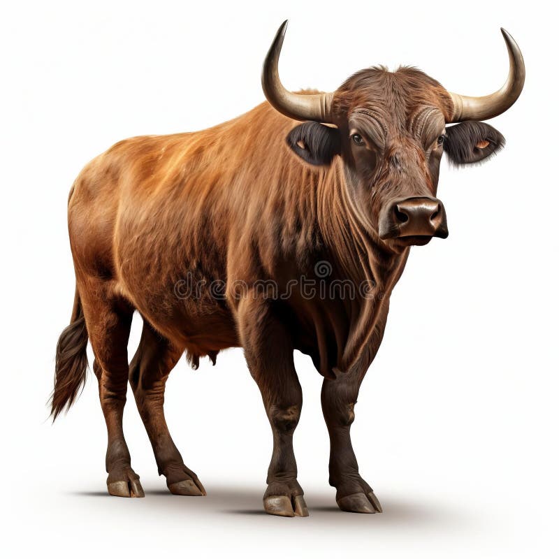 High-resolution Bull Photo with Advanced Lighting Effects Stock ...