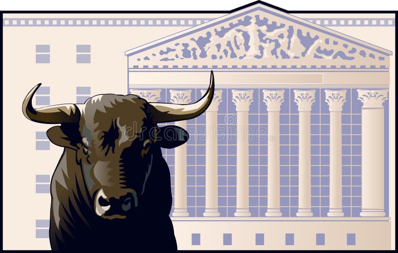 Bull Market stock vector. Illustration of america, nyse - 2234779