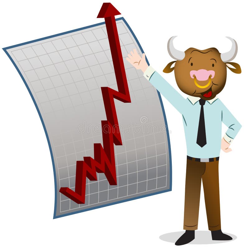 Bull Market Industry Sectors Stock Vector - Illustration of design ...