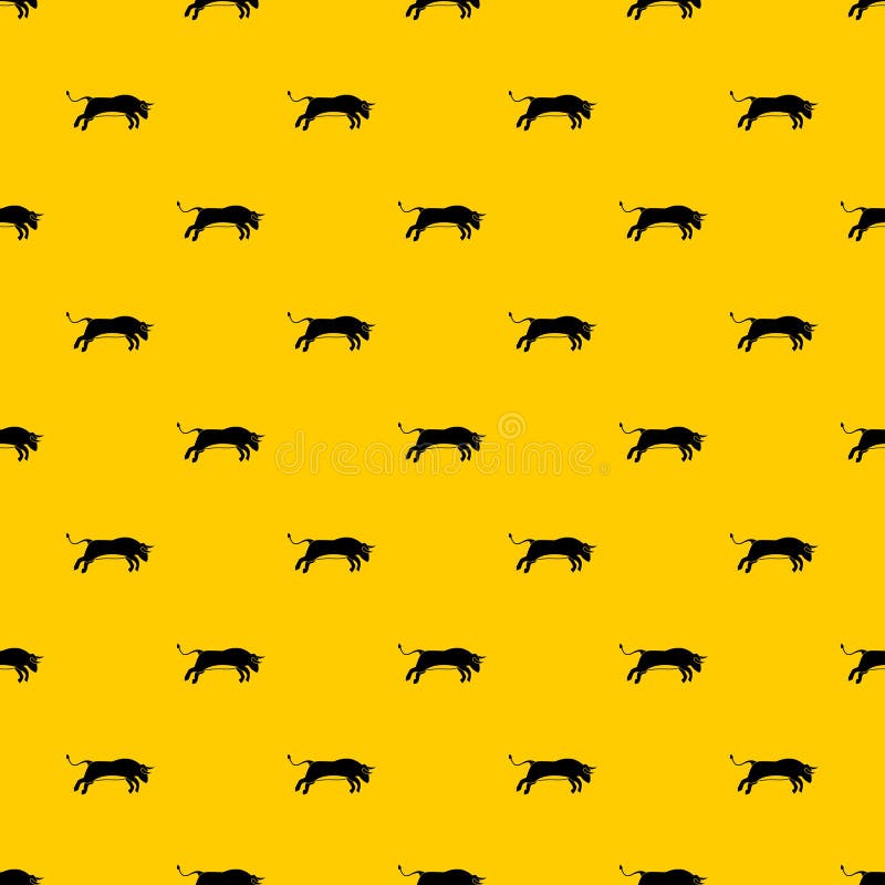 Bull Pattern. Decorative Animal Head. Vector Illustration. Symbol Of ...
