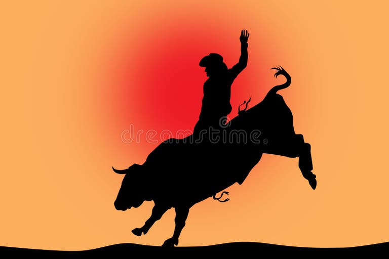 Bull Riding Stock Illustrations – 1,982 Bull Riding Stock Illustrations ...