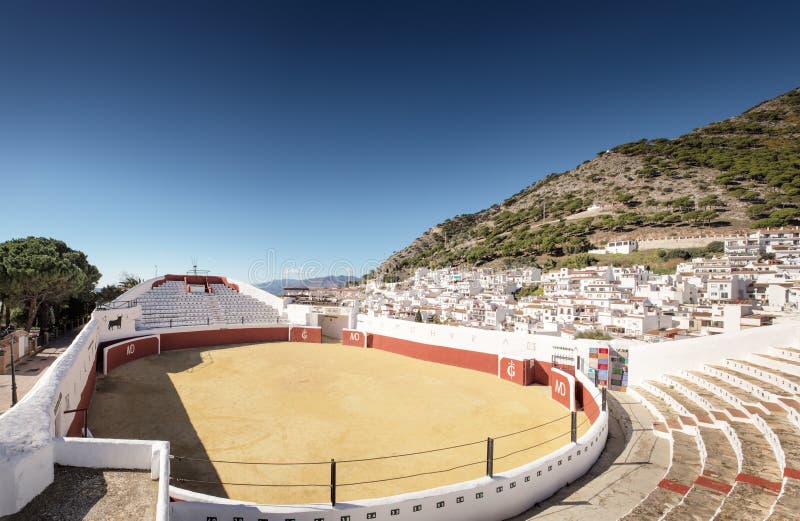 The Bullring in Mijas Which is the Smallest Bullring in Spain Editorial ...
