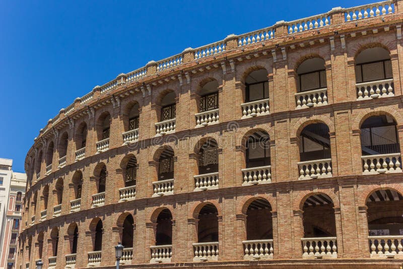 Bull Ring in the Historic Center of Valencia Stock Image - Image of ...