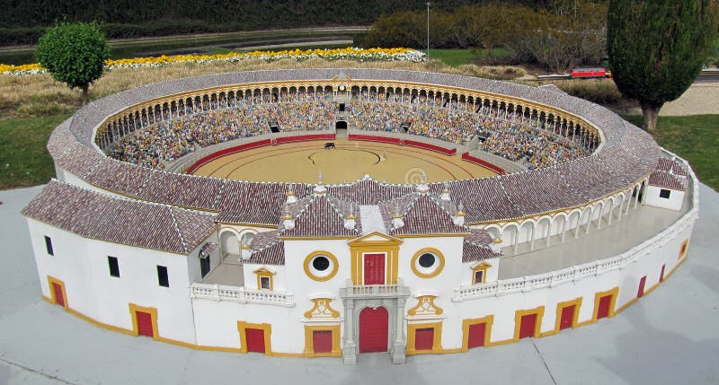 Bull Ring Mini Europe Brussels Belgium Stock Image - Image of arena ...