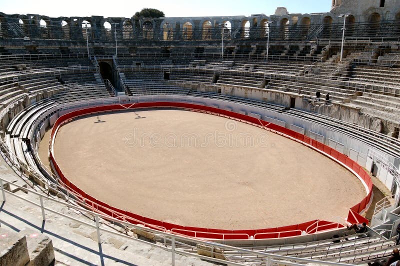 Bull Ring in Roman Colisseum Stock Image - Image of ancient, arcade ...