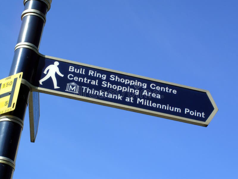 Bull Ring Shopping Centre in Birmingham, Englan Stock Photo - Image of ...