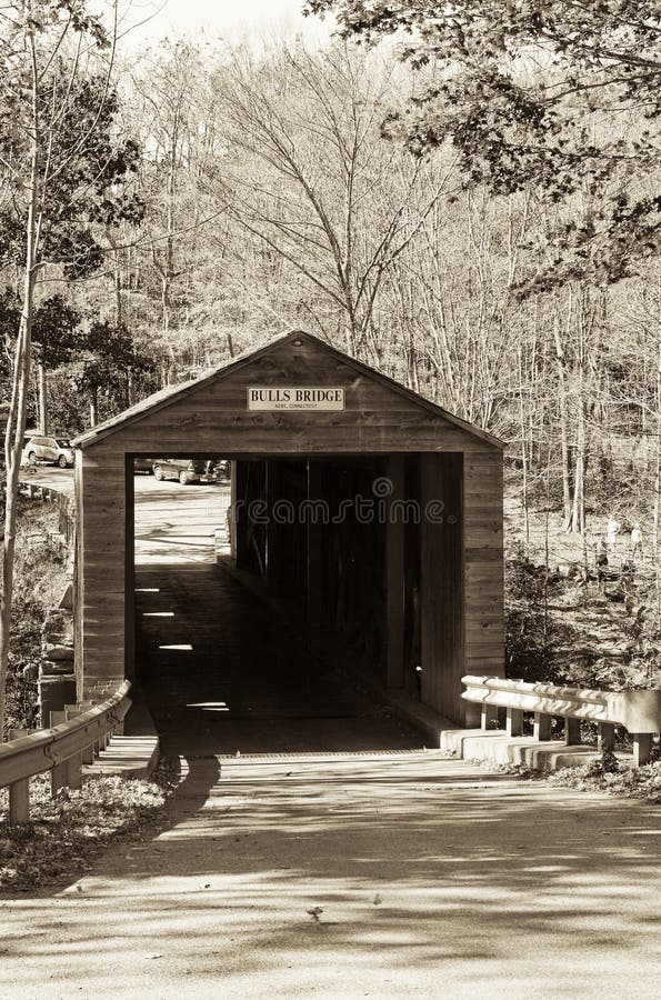 Bull s Bridge stock image. Image of river, tone, housatonic - 16694849
