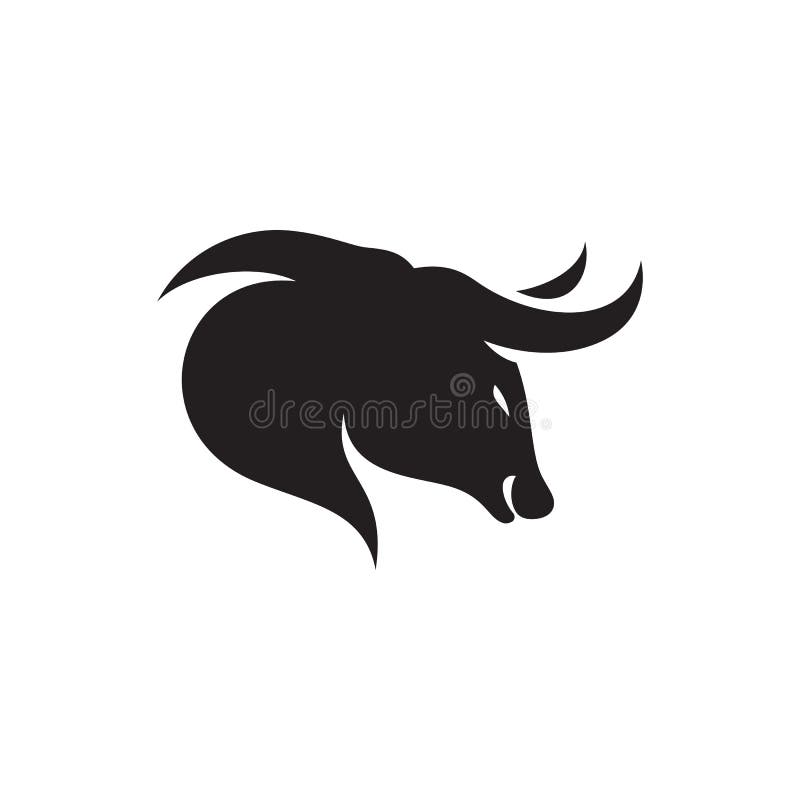 Bull Vector Icon Illustration Design Stock Vector - Illustration of ...