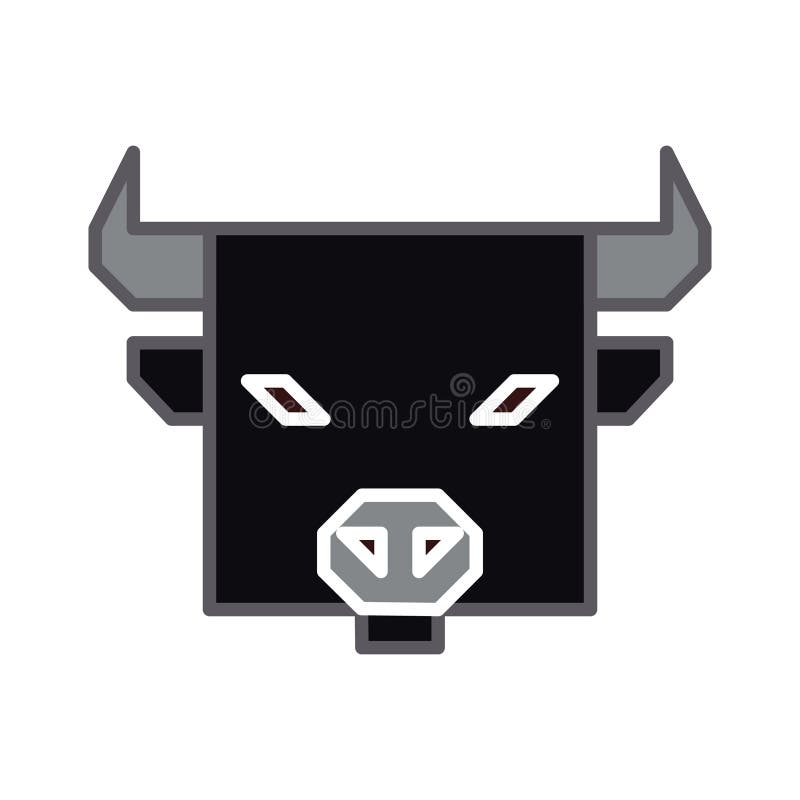 Bull. Vector Illustration Decorative Design Stock Vector - Illustration ...