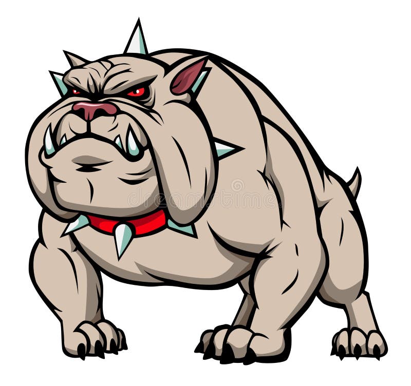 Cartoon Army Bulldog stock illustration. Illustration of marines - 3882628