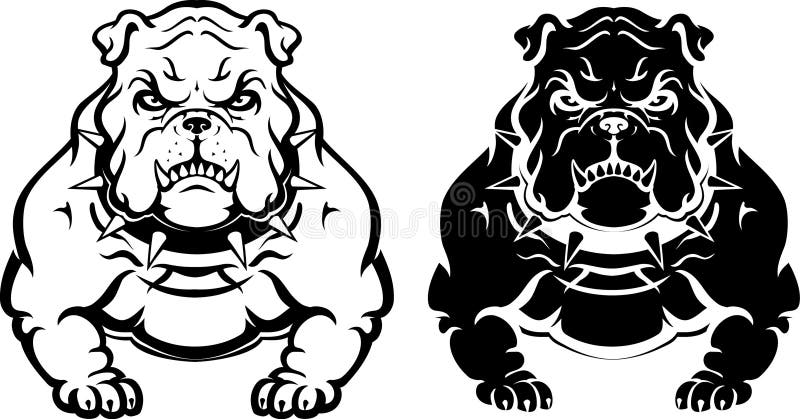Bulldog Outline Stock Illustrations – 6,442 Bulldog Outline Stock ...