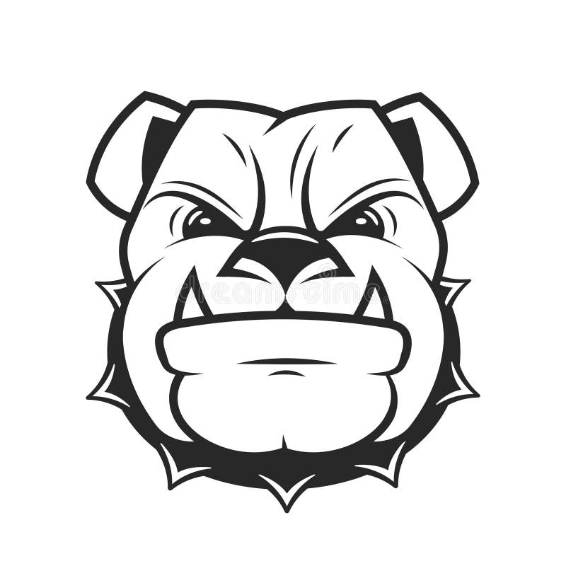 English Bulldog Face Outline Logo Stock Illustrations – 34 English ...