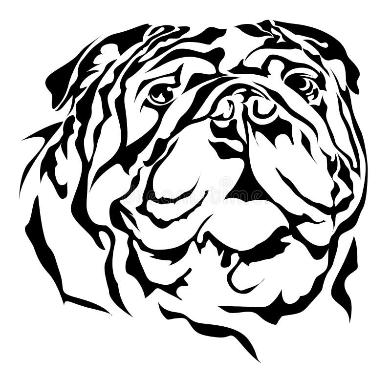Furious Bulldog Stock Illustrations – 150 Furious Bulldog Stock ...