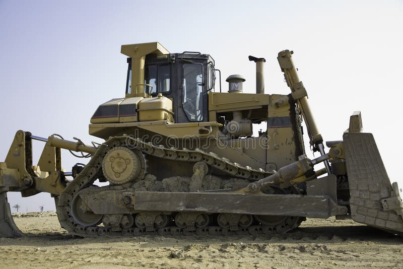 Bulldozer Ripper stock image. Image of crawler, tracks - 2208737