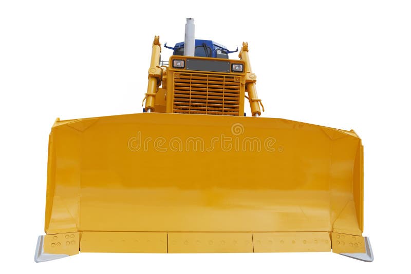 New Dozer Front View stock image. Image of bulldozer, dozer - 2233575