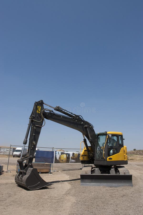 Bulldozer in action stock photo. Image of backhoe, industrial - 50337994