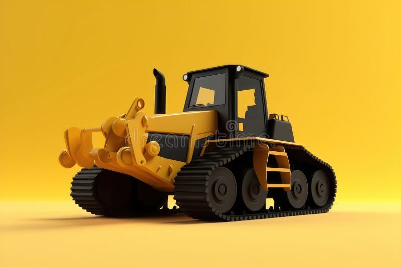 Bulldozer Realistic Stock Illustrations – 1,568 Bulldozer Realistic ...