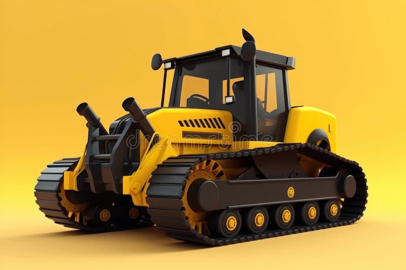 Bulldozer Realistic Stock Illustrations – 1,568 Bulldozer Realistic ...