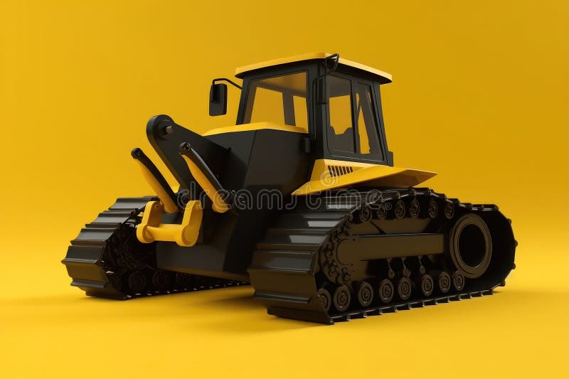 Bulldozer Realistic Stock Illustrations – 1,568 Bulldozer Realistic ...